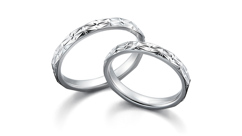 麻の葉|結婚指輪(マリッジリング)|カップルに人気の婚約指輪 麻の葉|結婚指輪(マリッジリング)|カップルに人気の婚約指輪
